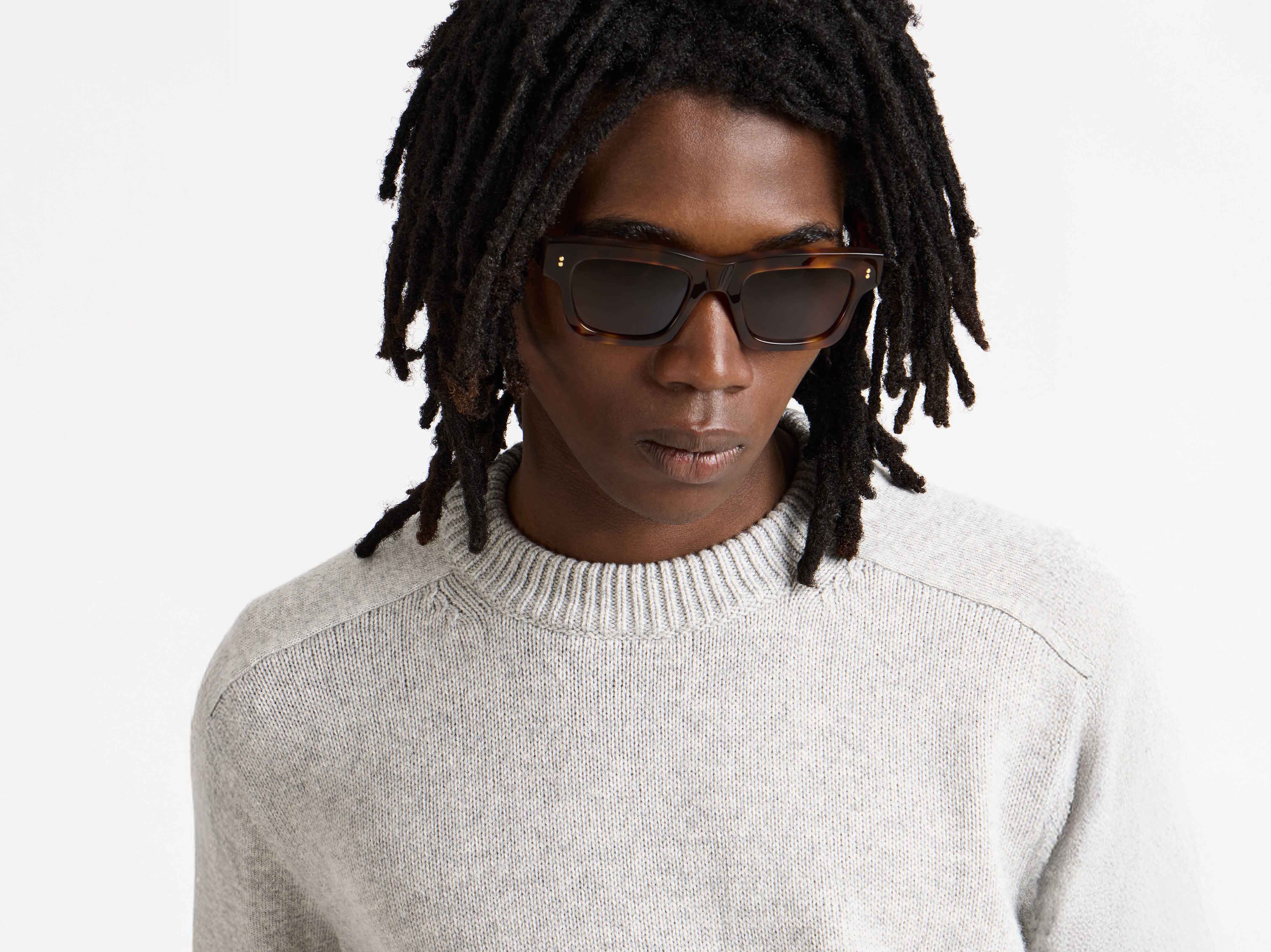 JWA02 RECTANGULAR SUNGLASSES IN HAVANA in HAVANA EW0014FA0426366O/S | JW Anderson IE