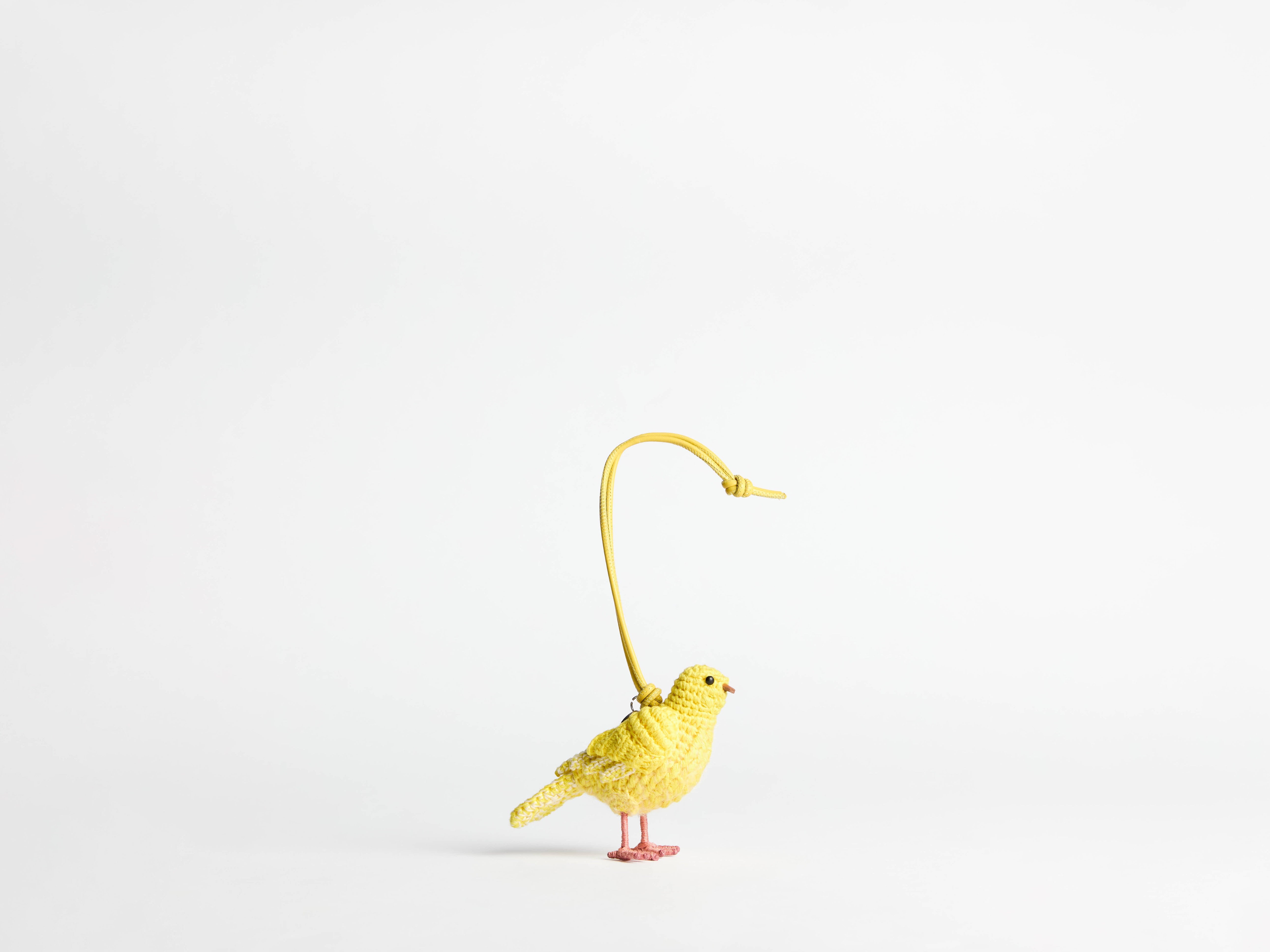 HAND-CROCHETED CANARY CHARM in YELLOW AC0421FA0496200O/S | JW Anderson HK