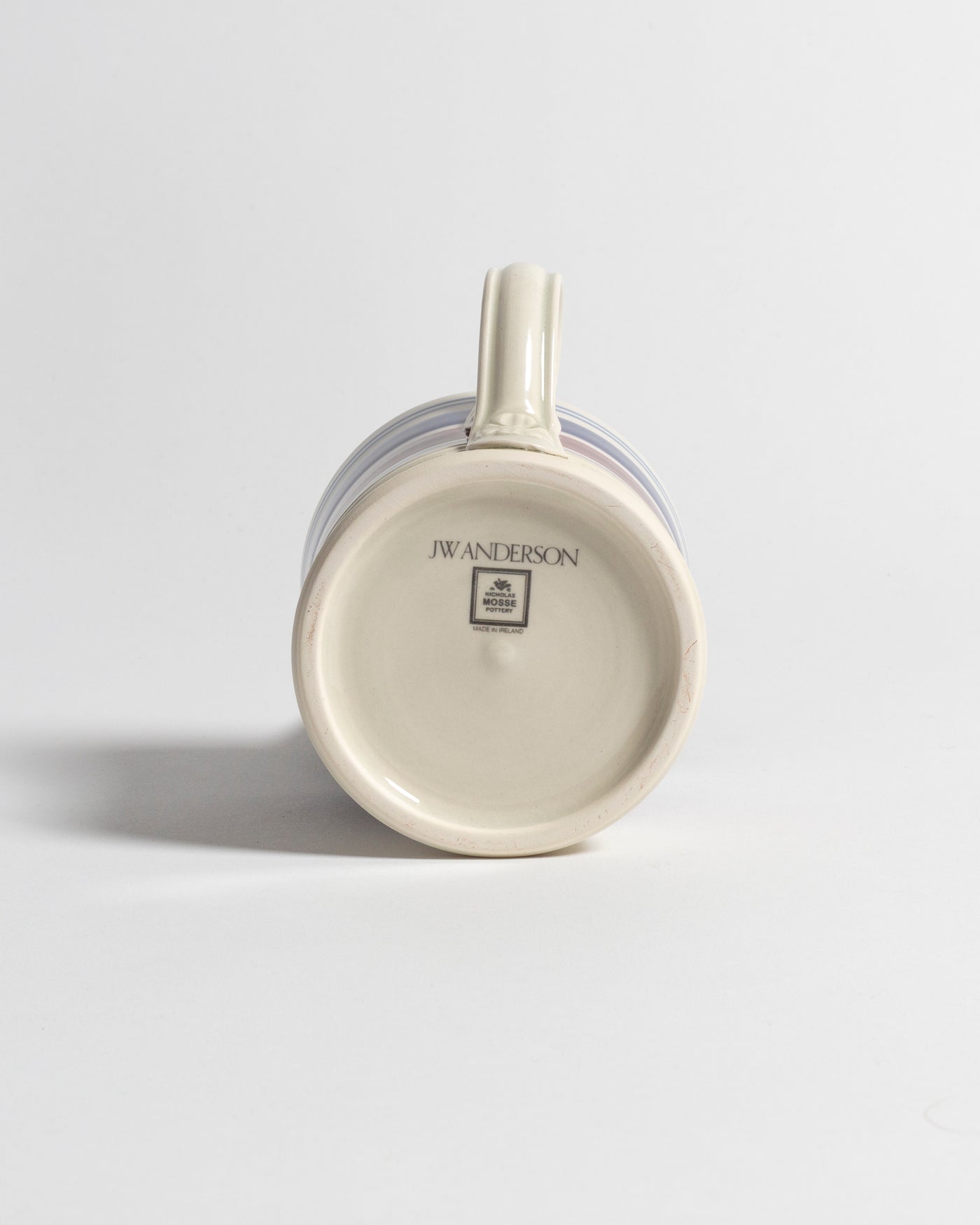 NICHOLAS MOSSE SHAMROCK MUG IN LIGHT BLUE & ECRU in LIGHT BLUE/ECRU ...